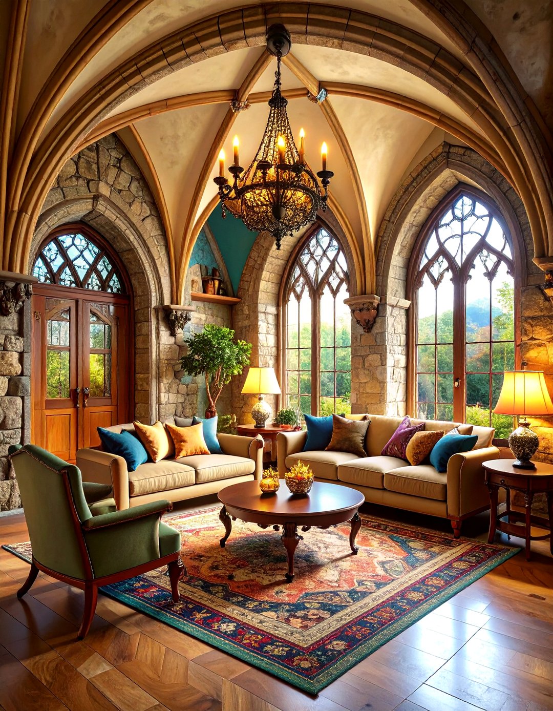 24 Castle Living Room Ideas for Relaxed Living Today - Too Much Time