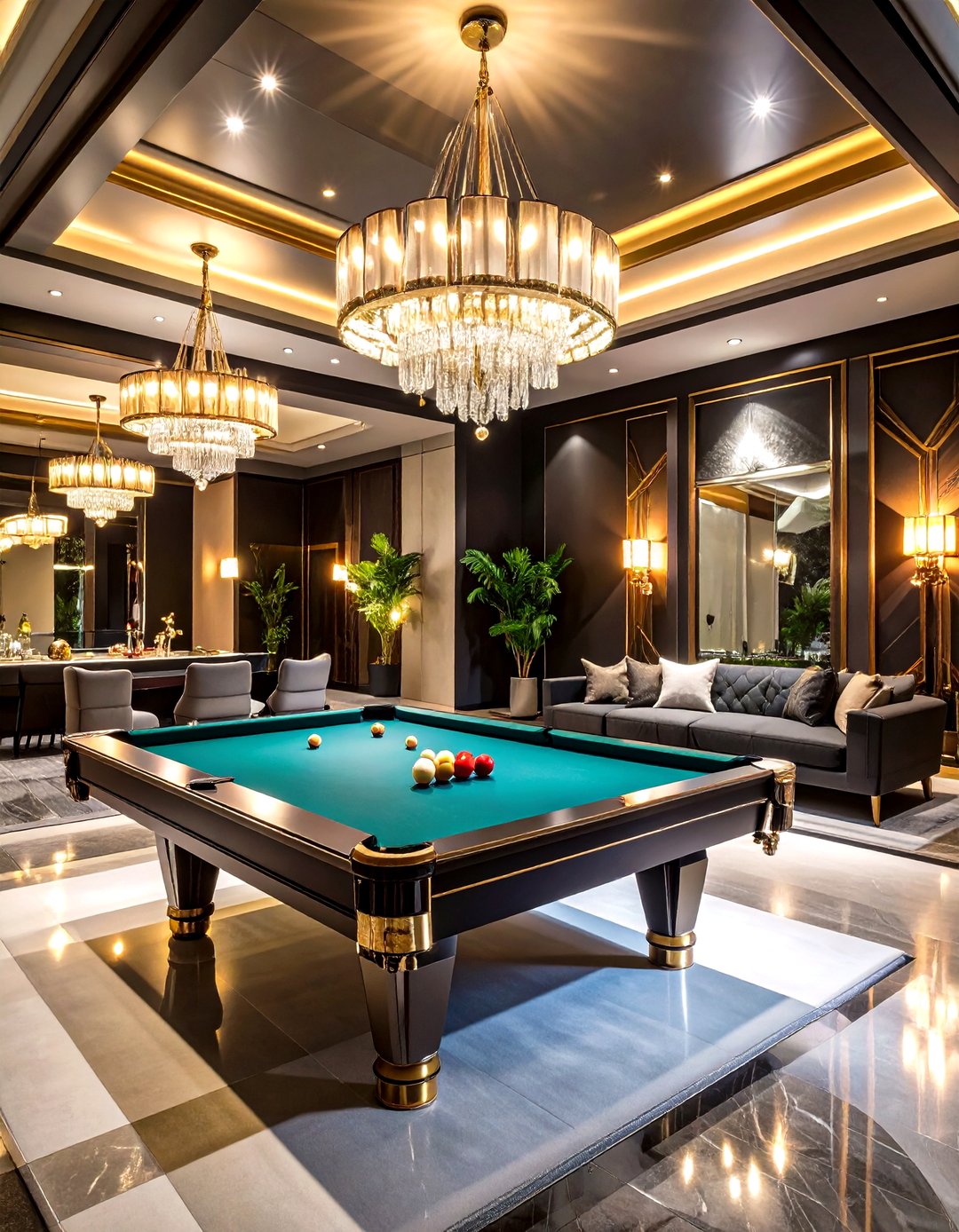 24 Pool Table Room Ideas to Elevate Game Night Decor - Too Much Time