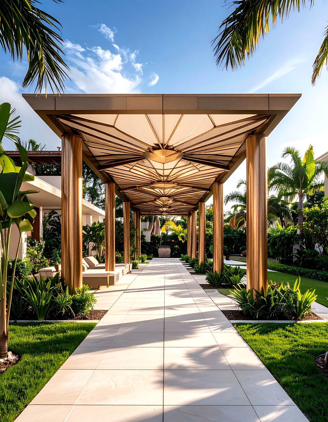 24 Covered Walkway Ideas for An Inviting Exterior Walk - Too Much Time