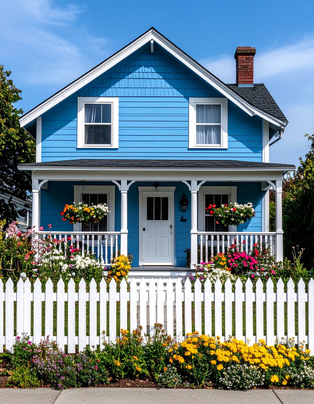 24 Blue Exterior House Paint Ideas for Modern Facades - Too Much Time