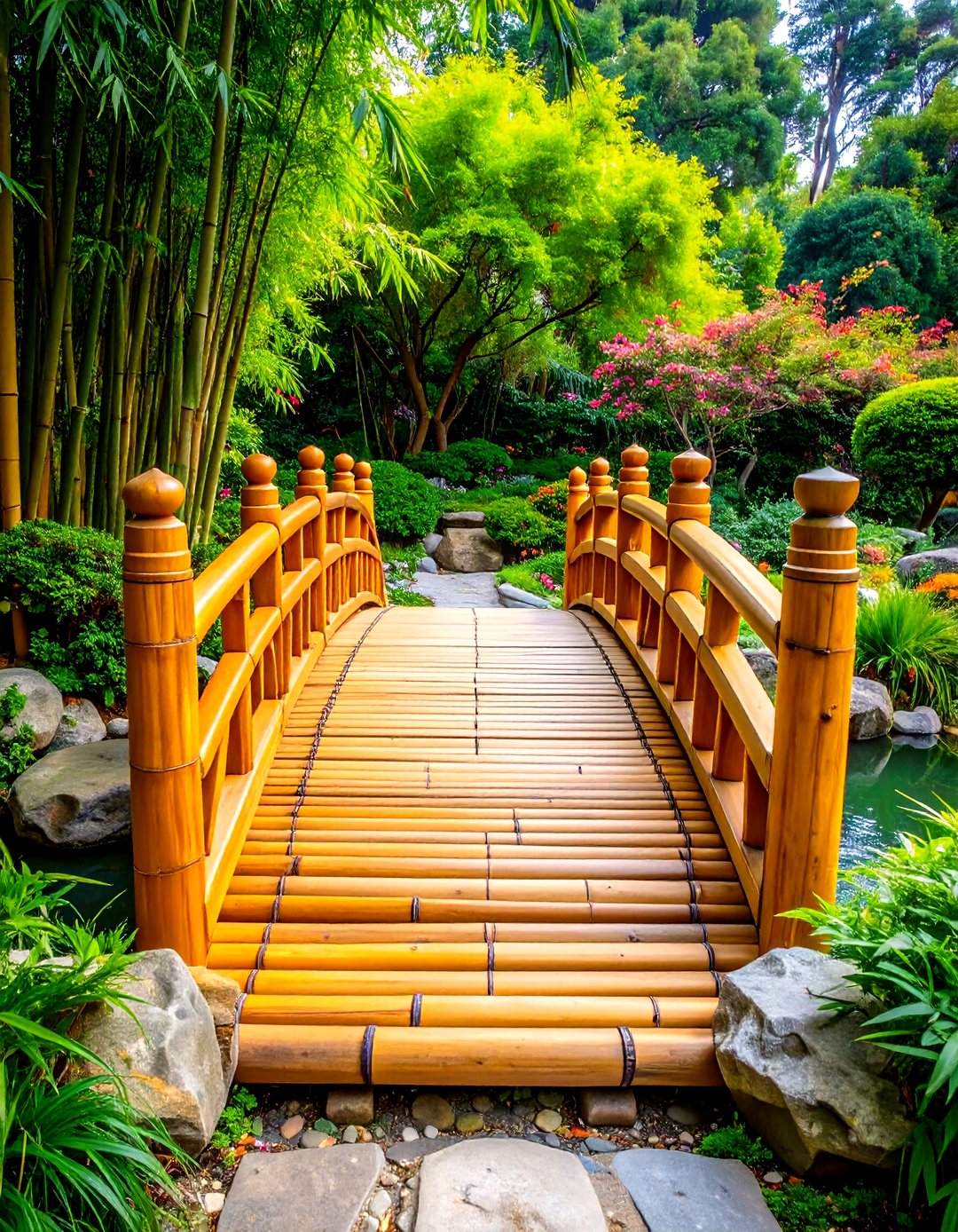 24 Garden Bridge Ideas: Arched Spans That Charm Gardens - Too Much Time