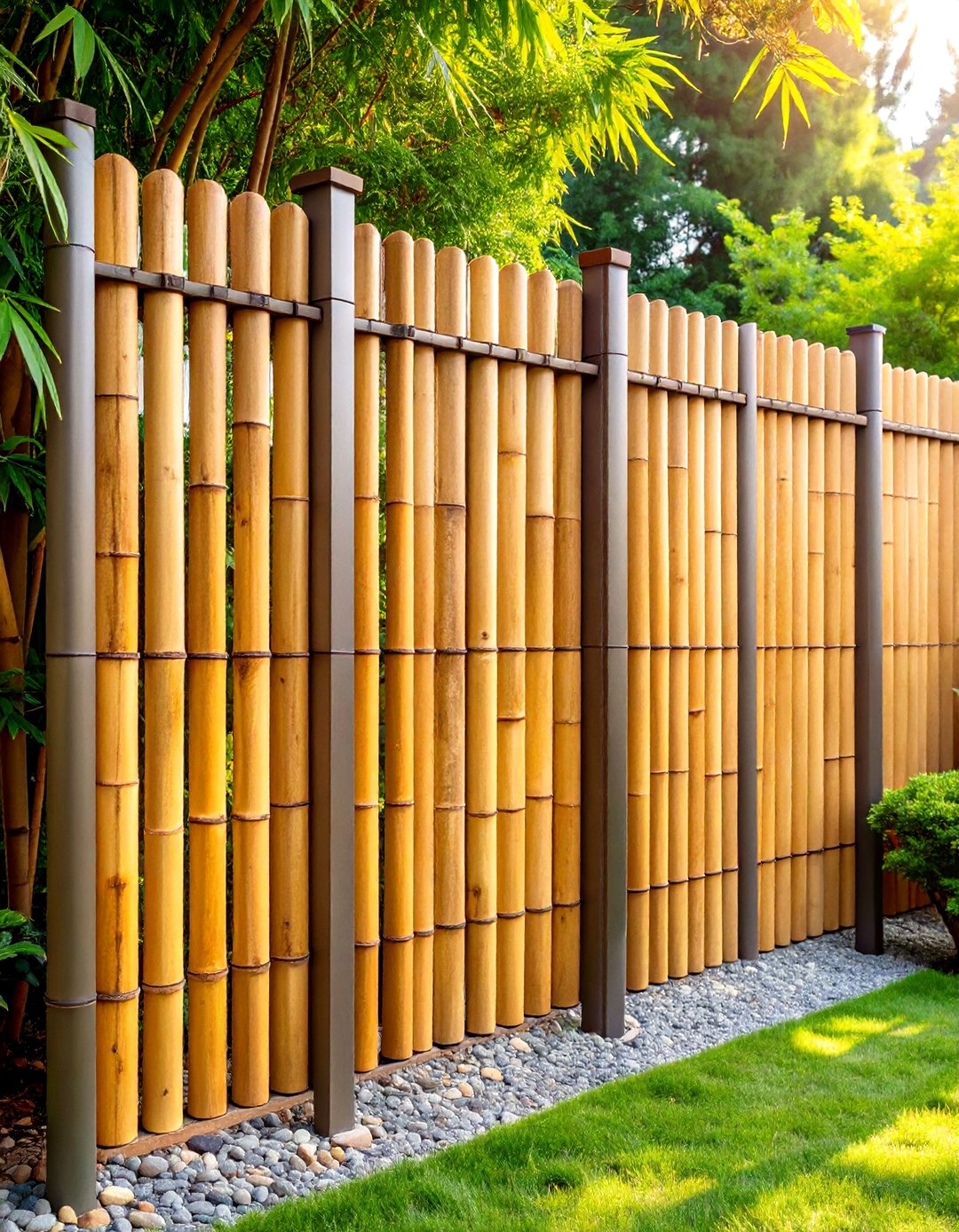 24 Metal and Wood Fence Ideas for Durable, Stylish Boundaries - Too ...