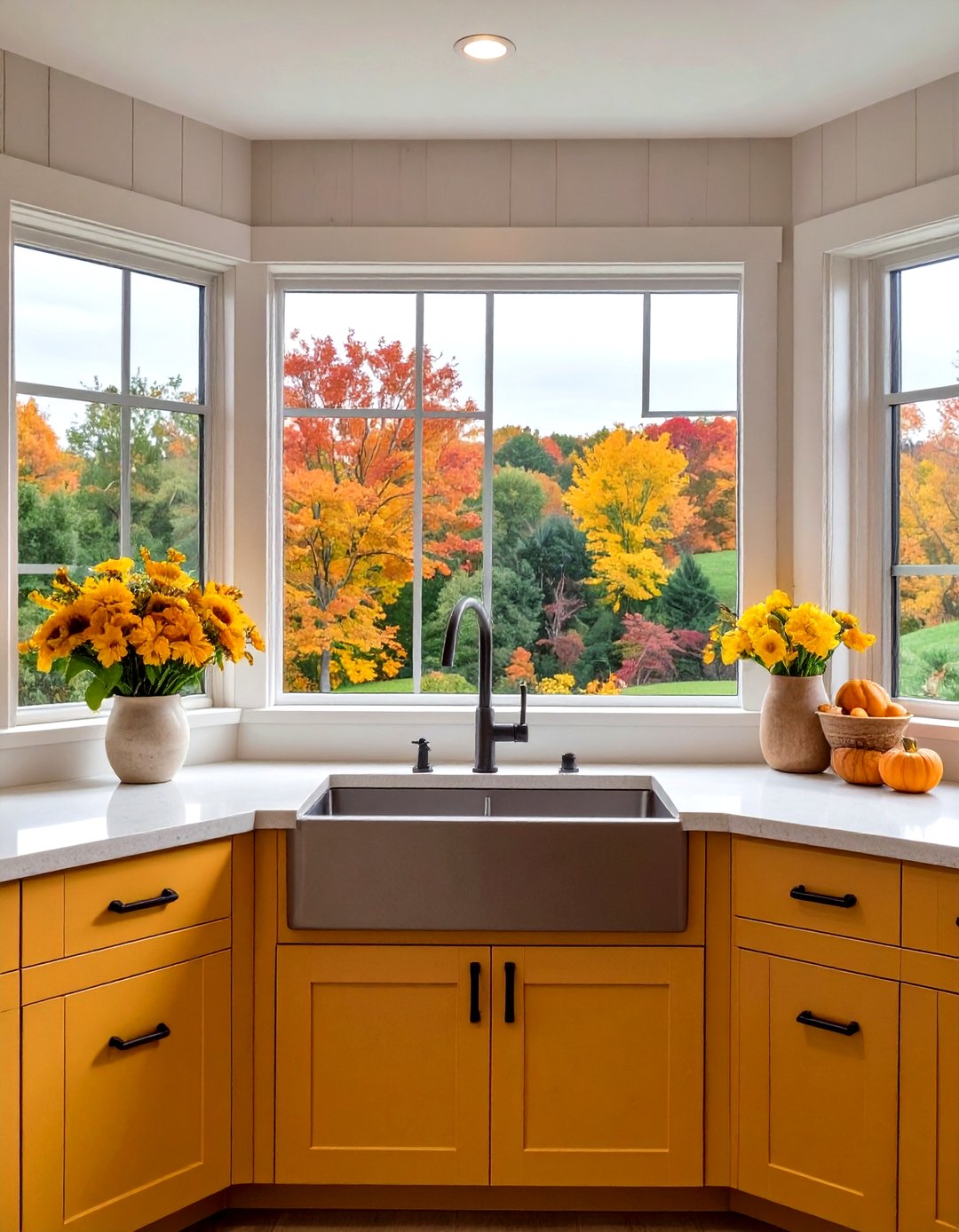 24 Kitchen Window Ideas Over Sink to Brighten Counters - Too Much Time