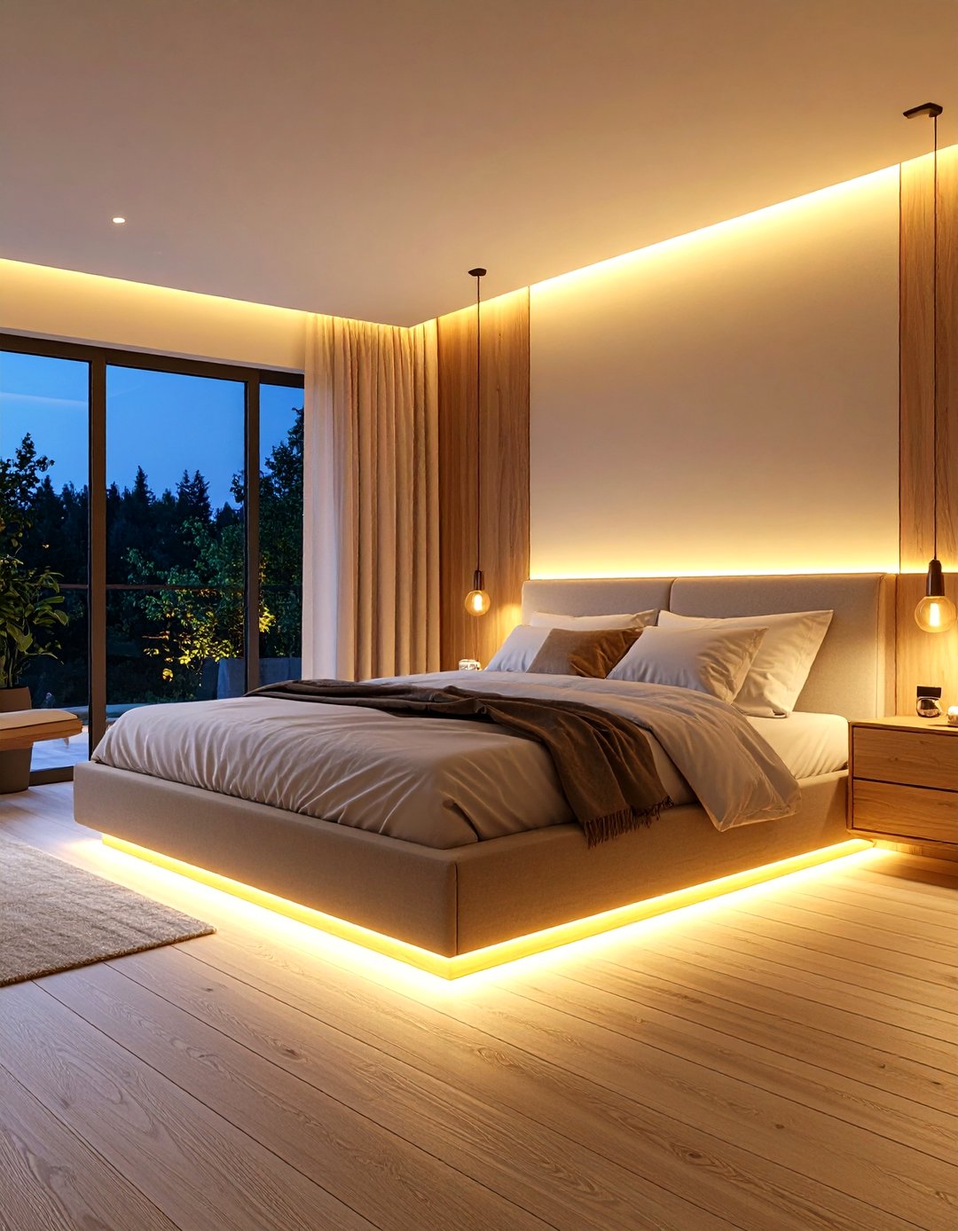 24 Aesthetic Room Ideas with Led Lights for Vibes - Too Much Time
