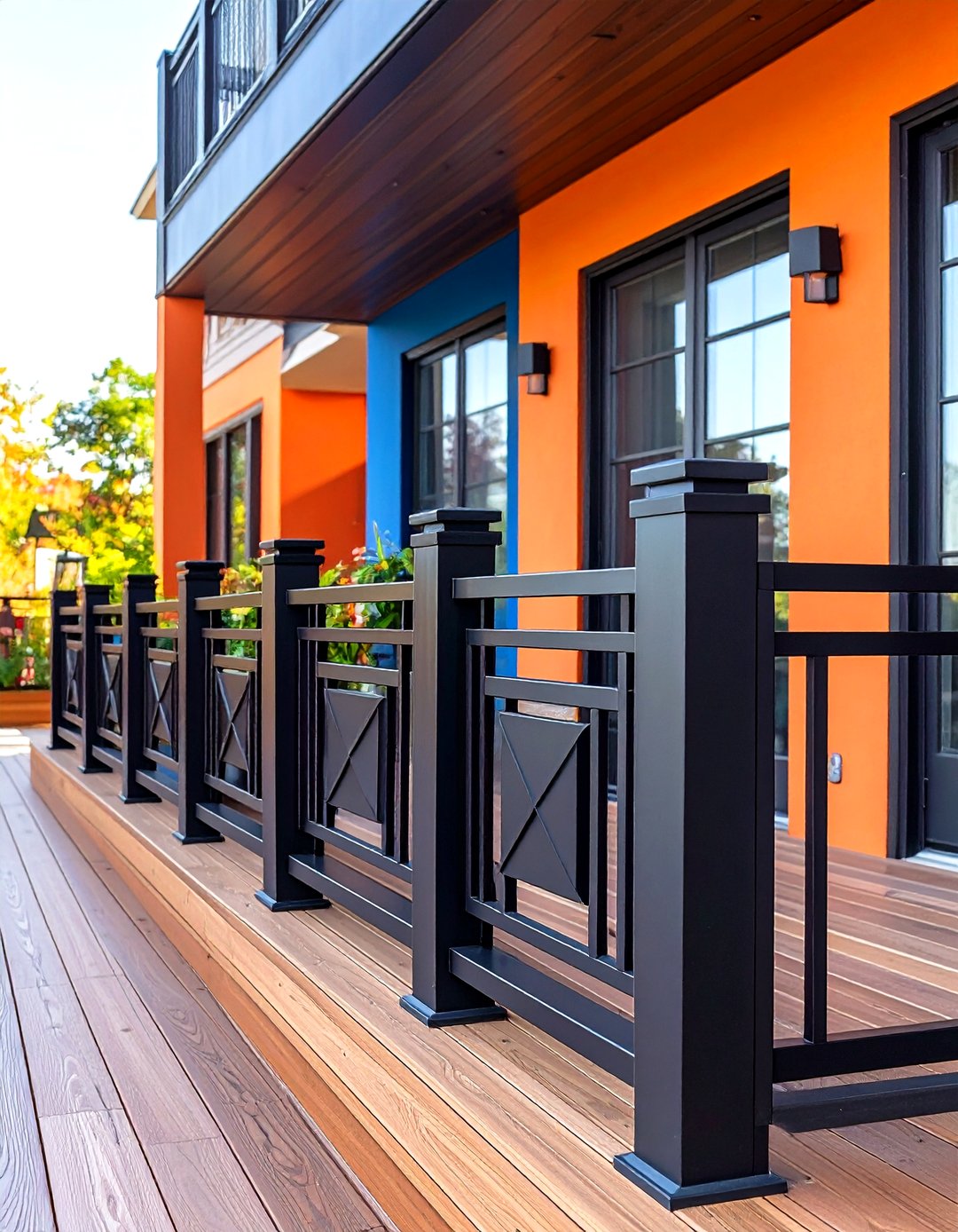 24 Black Deck Railing Ideas to Elevate Outdoor Spaces - Too Much Time