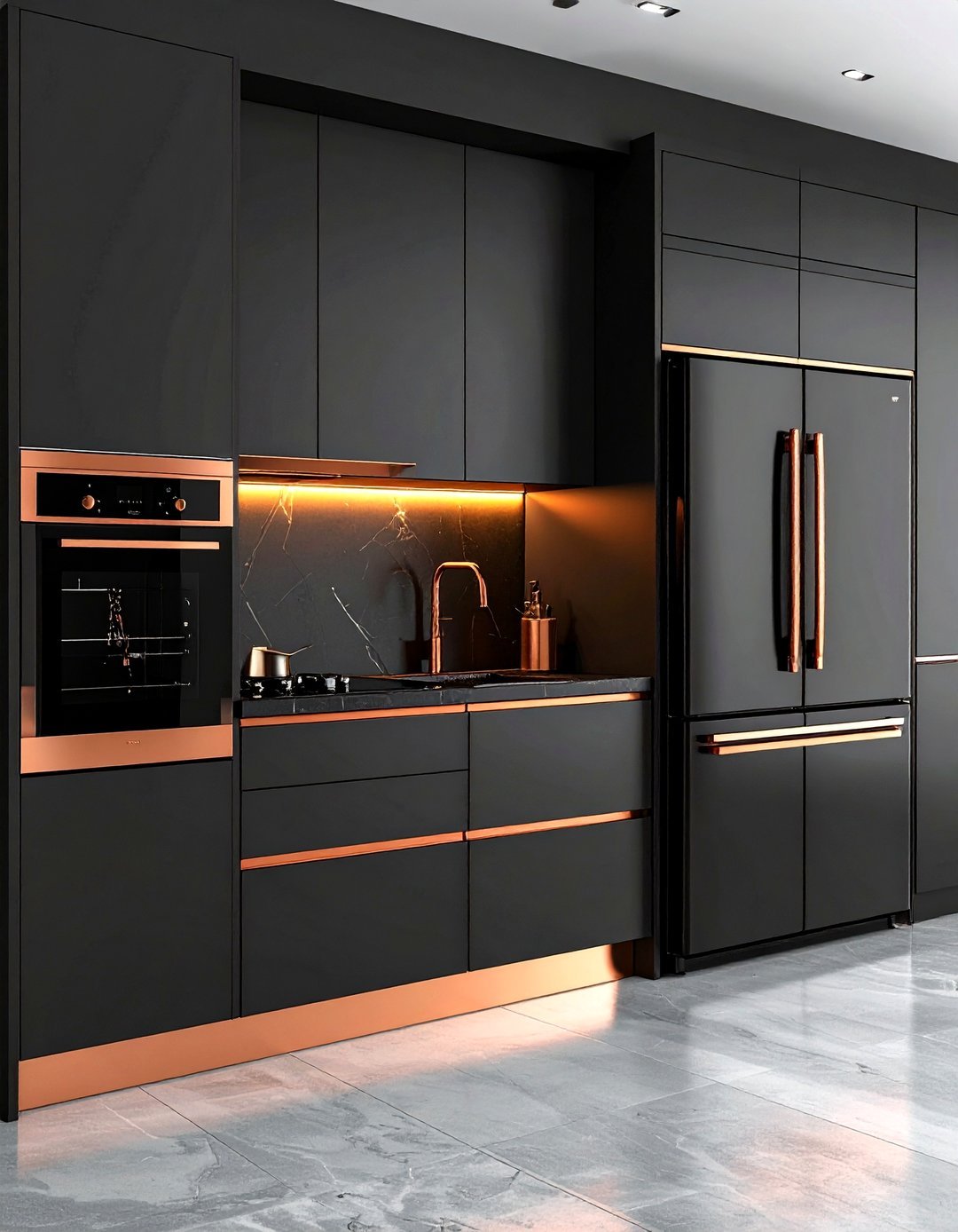 24 Black and Copper Kitchen Ideas for Warm Design Today - Too Much Time