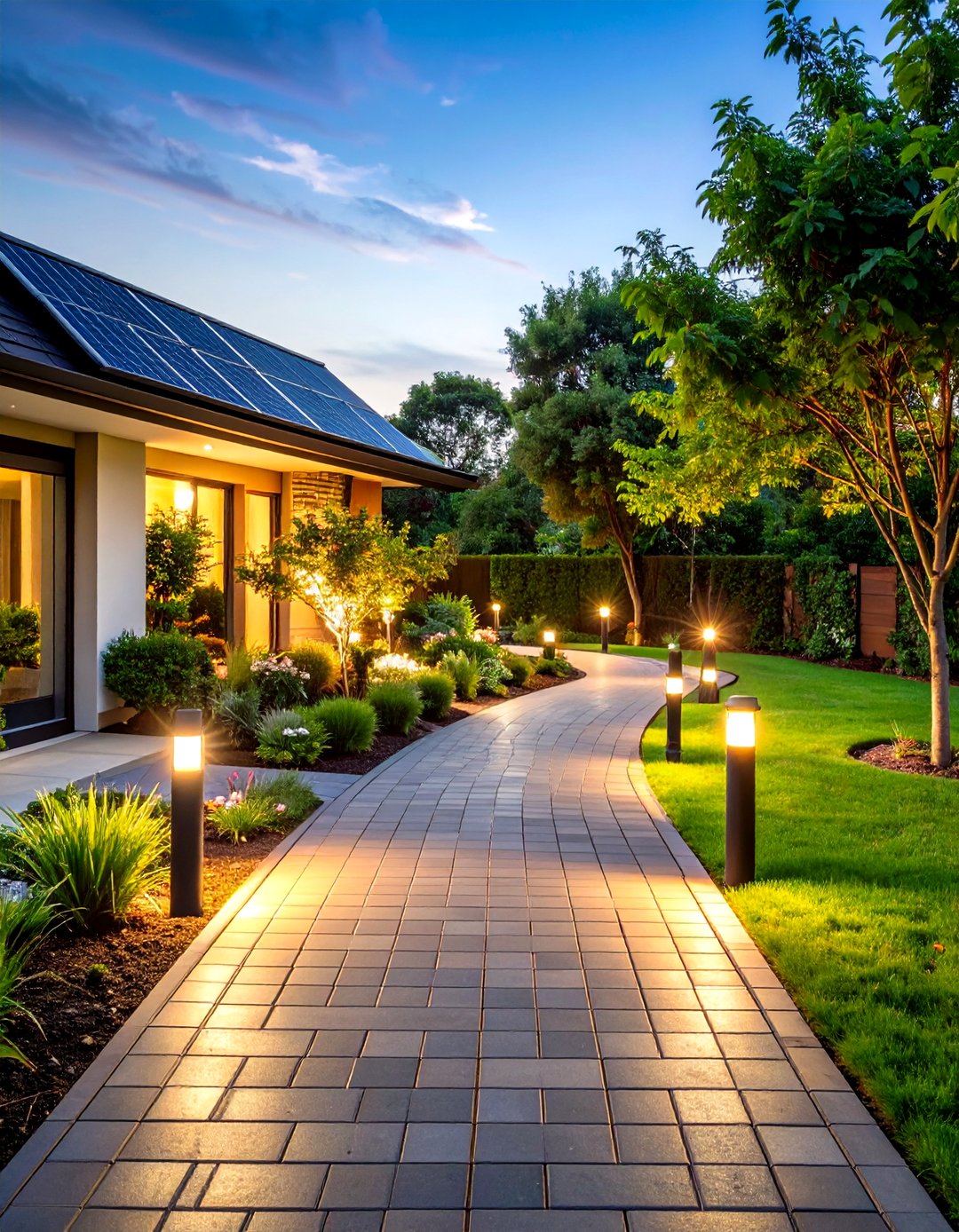 24 Black Brick Walkway Ideas to Elevate Curb Appeal - Too Much Time