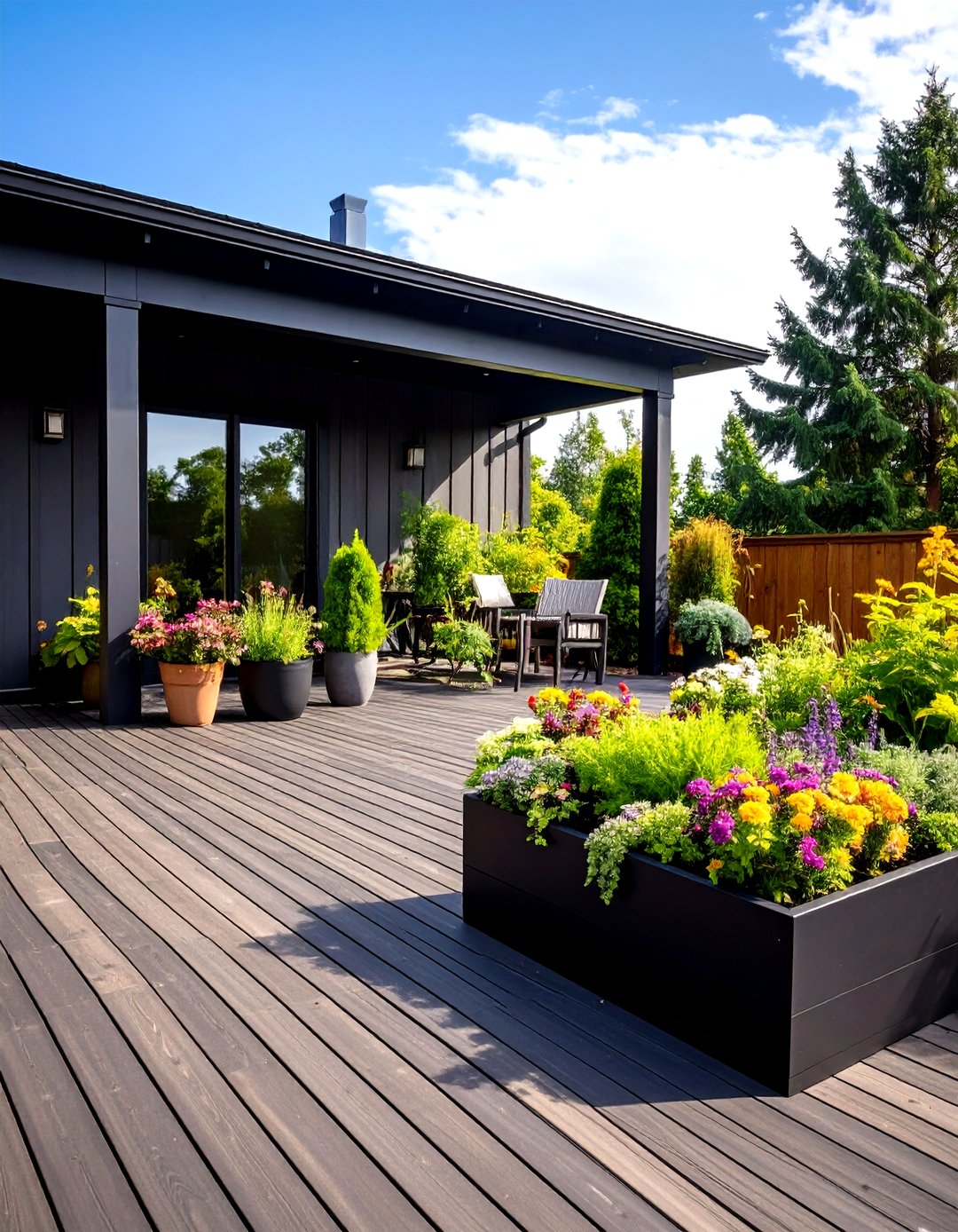 24 Black Deck Ideas for Night-ready Outdoor Living - Too Much Time