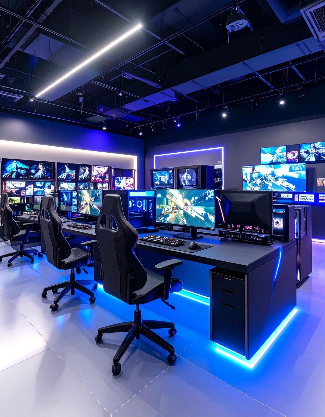 24 Black Gaming Room Ideas for a Sleek Play Space Today - Too Much Time