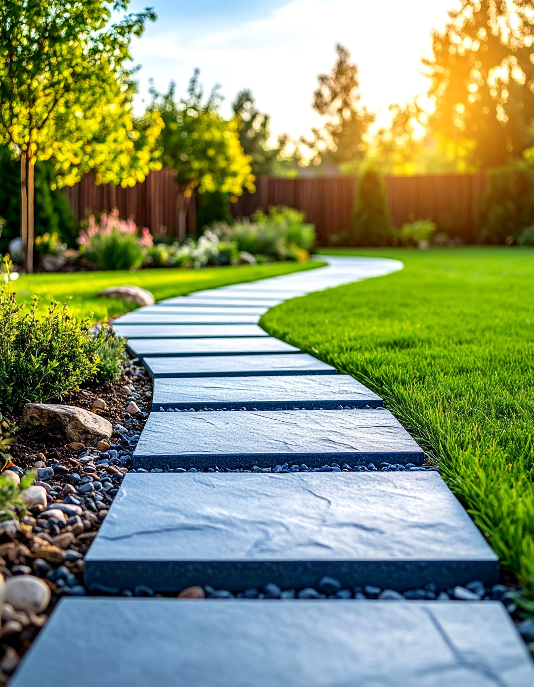 24 Bluestone Walkway Ideas: Elegant Stone Paths Outside - Too Much Time