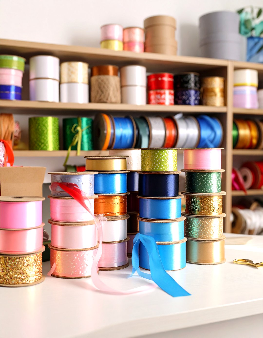 24 Ribbon Storage Ideas for Tidy Craft Spaces At Home - Too Much Time
