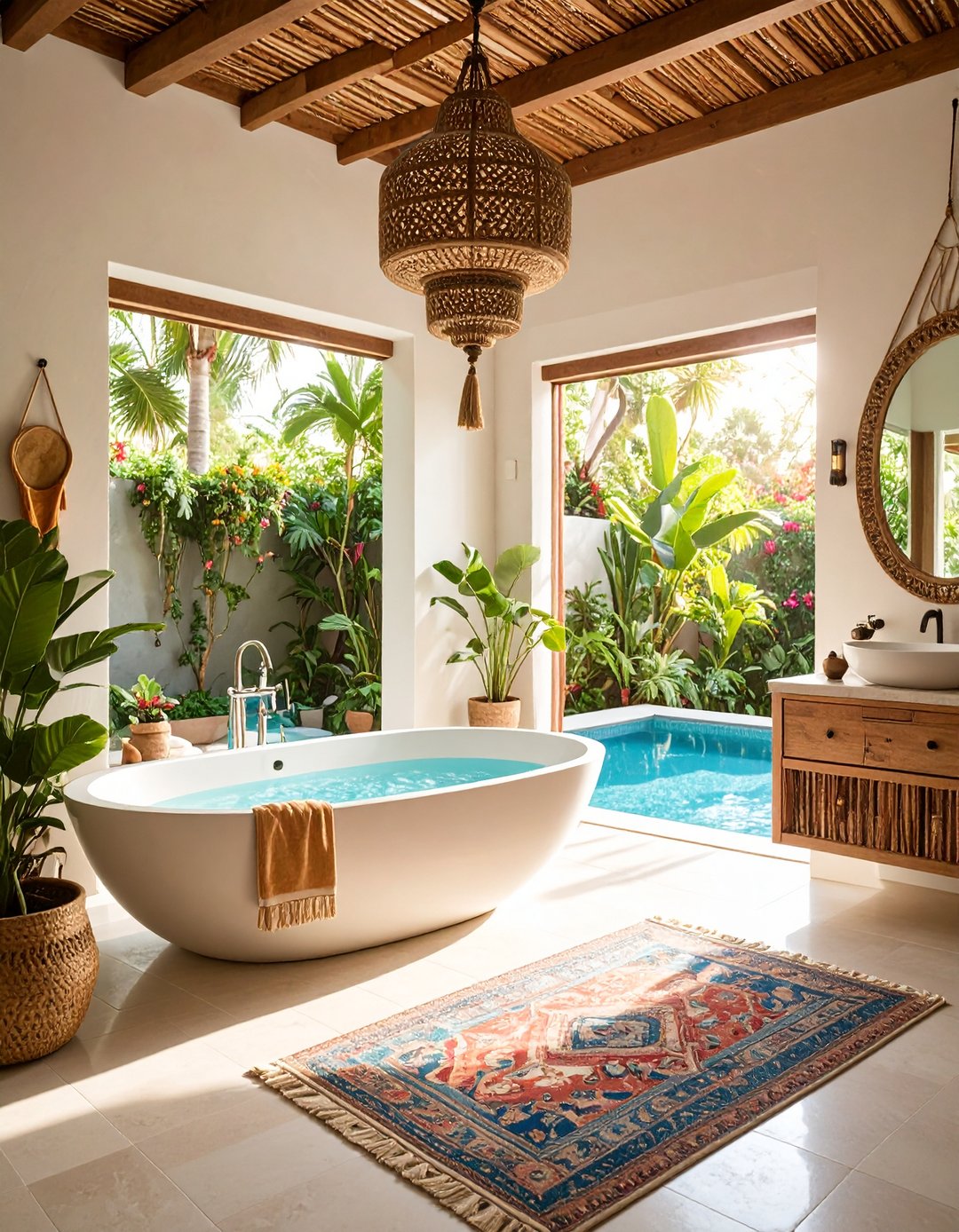 24 Pool Bathroom Ideas for Spa-like Wet Areas At Home - Too Much Time