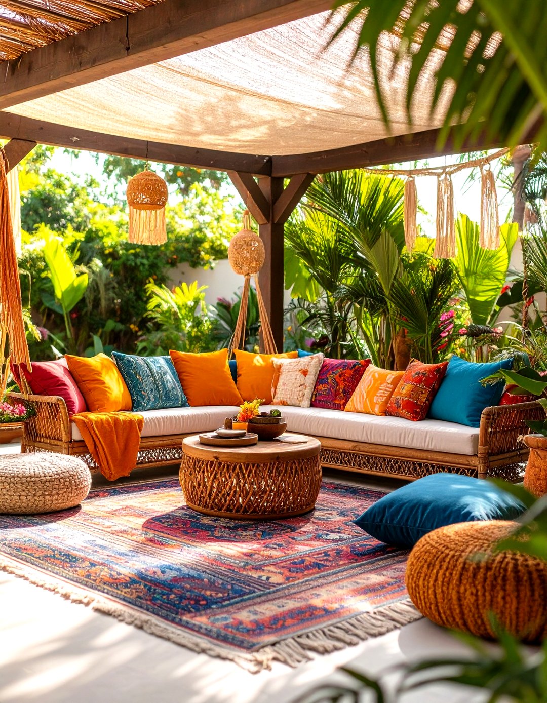 24 Tropical Backyard Ideas for Lush Outdoor Spaces - Too Much Time