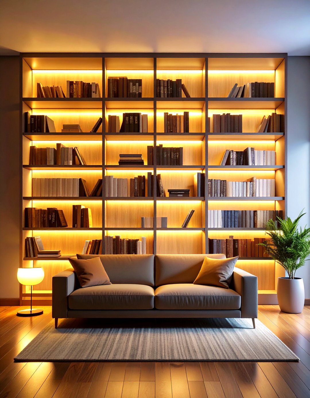 24 Bookshelf Lighting Ideas for Cozy Reading Corners - Too Much Time