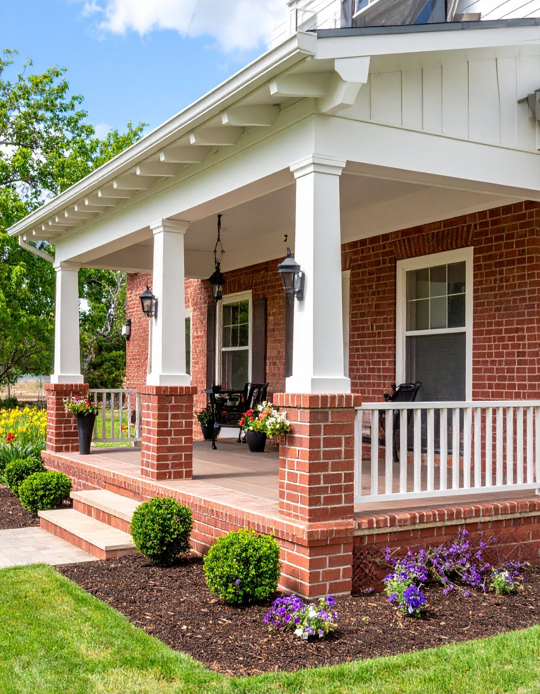 24 Raised Ranch Front Porch Ideas: Porch Design Ideas - Too Much Time
