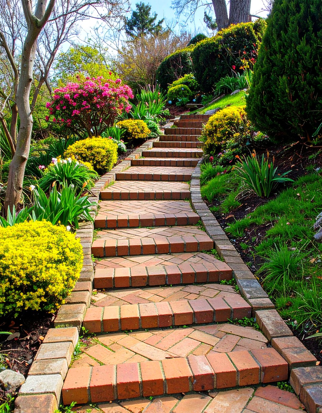 24 Sloped Walkway Ideas for Outdoor Paths and Steps - Too Much Time