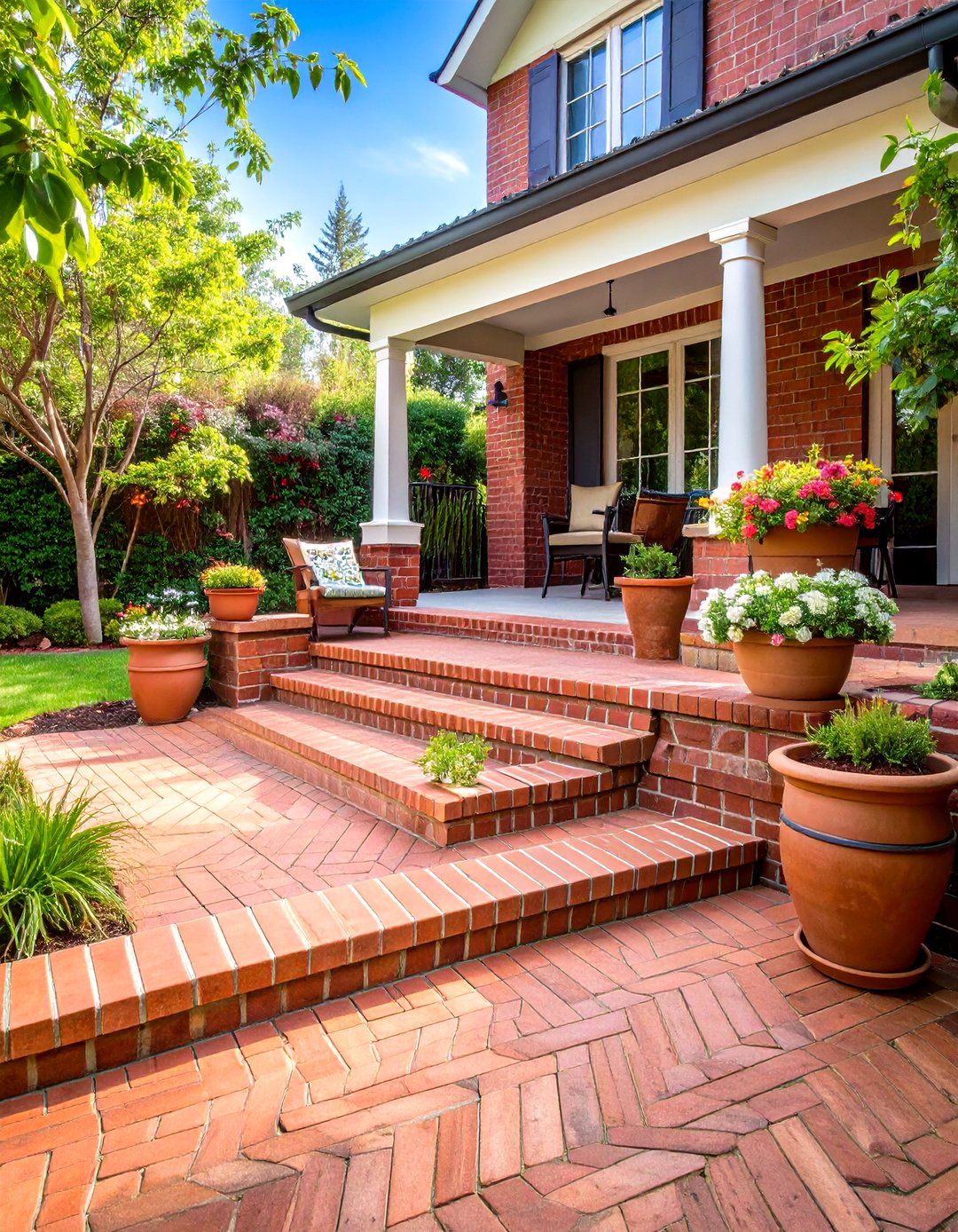 24 Patio Steps Ideas: Stylish and Safe Designs Today - Too Much Time