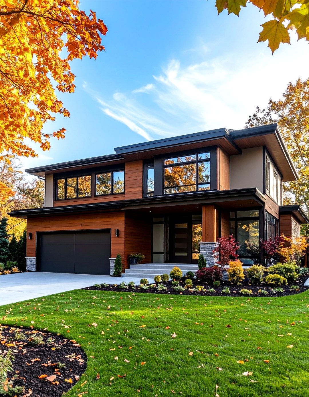 24 Dark Brown House Exterior Ideas for Warm Curb Appeal - Too Much Time
