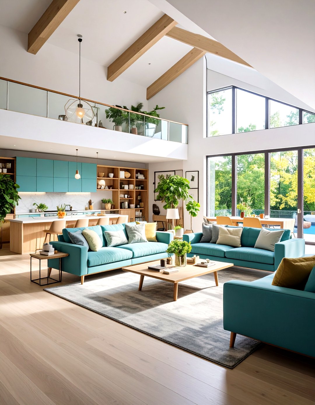 24 Open Concept Vaulted Ceiling Living Room Ideas Today - Too Much Time