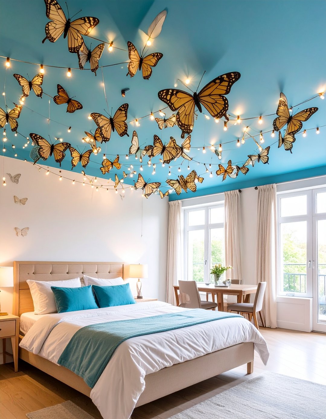 24 Butterfly-themed Room Ideas: Delicate Color Palette - Too Much Time