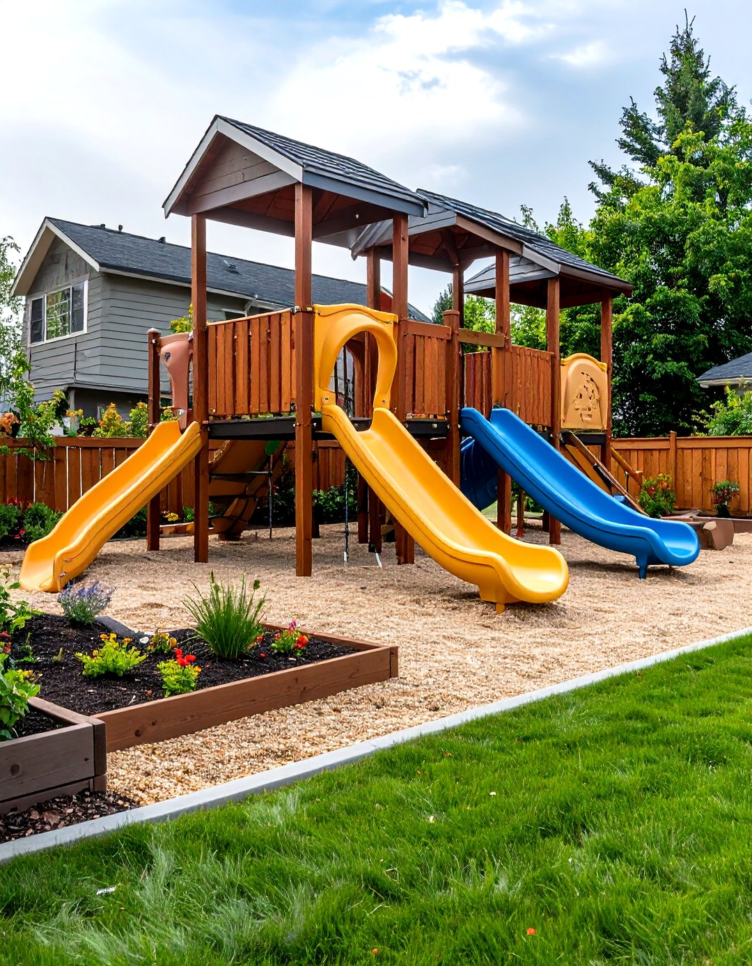 24 Down Sloped Backyard Ideas: Design Ideas for Slopes - Too Much Time