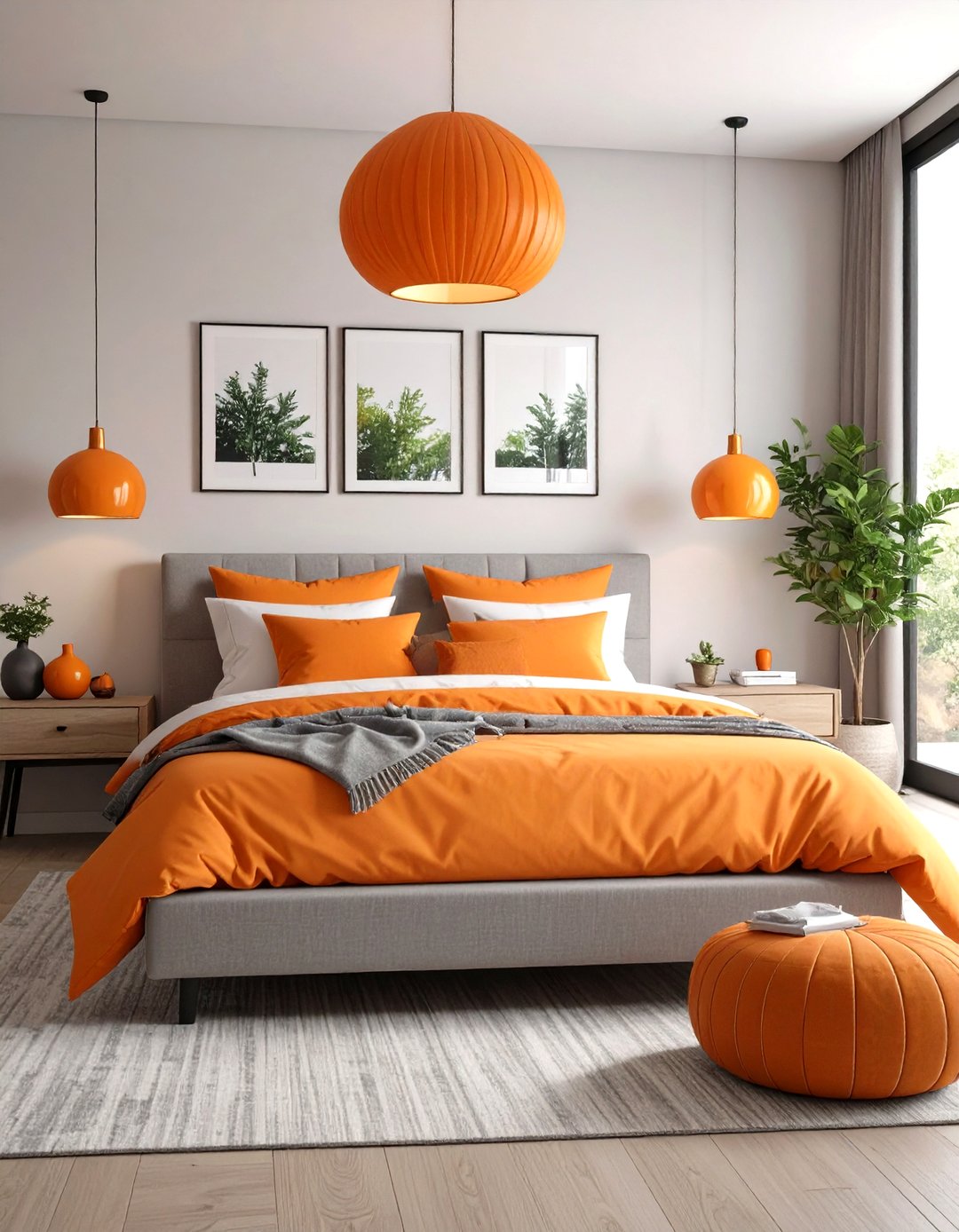 24 Orange Bedroom Ideas for Cozy Sleep Environments 2025 - Too Much Time