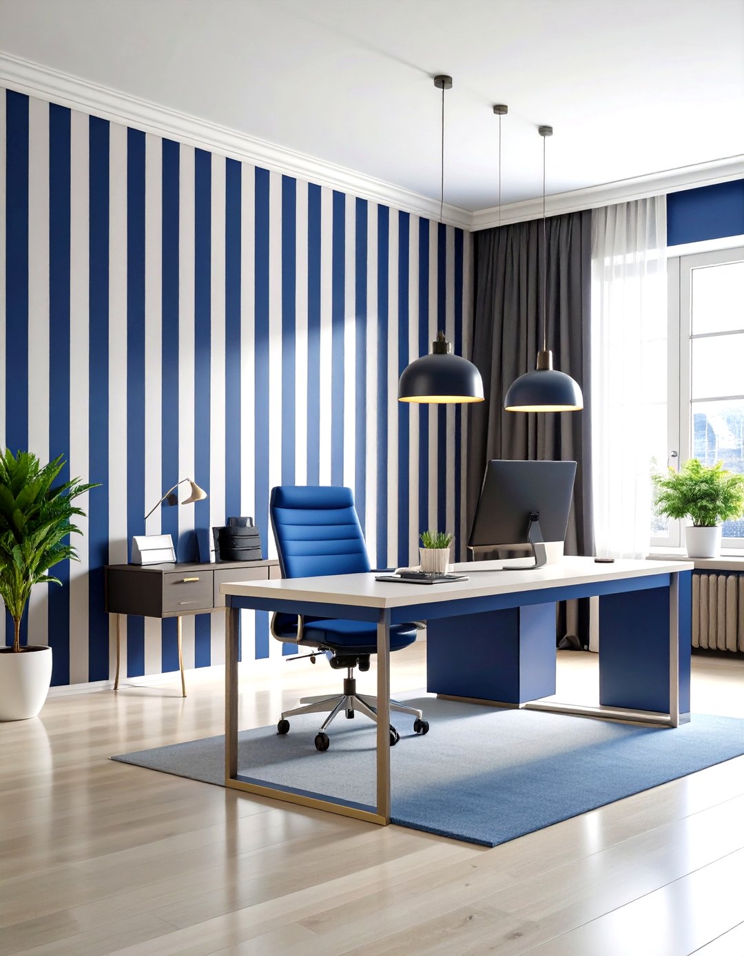 24 Office Wallpaper Ideas to Elevate Your Workspace - Too Much Time