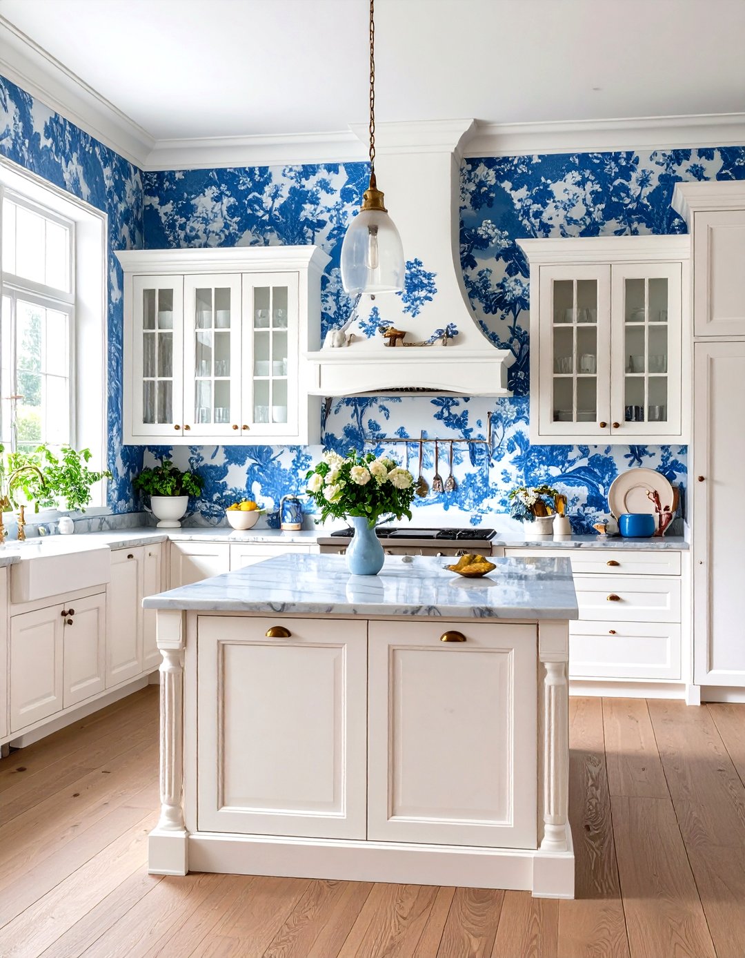 24 Kitchen Wallpaper Ideas for Bold Wall Trends Now - Too Much Time