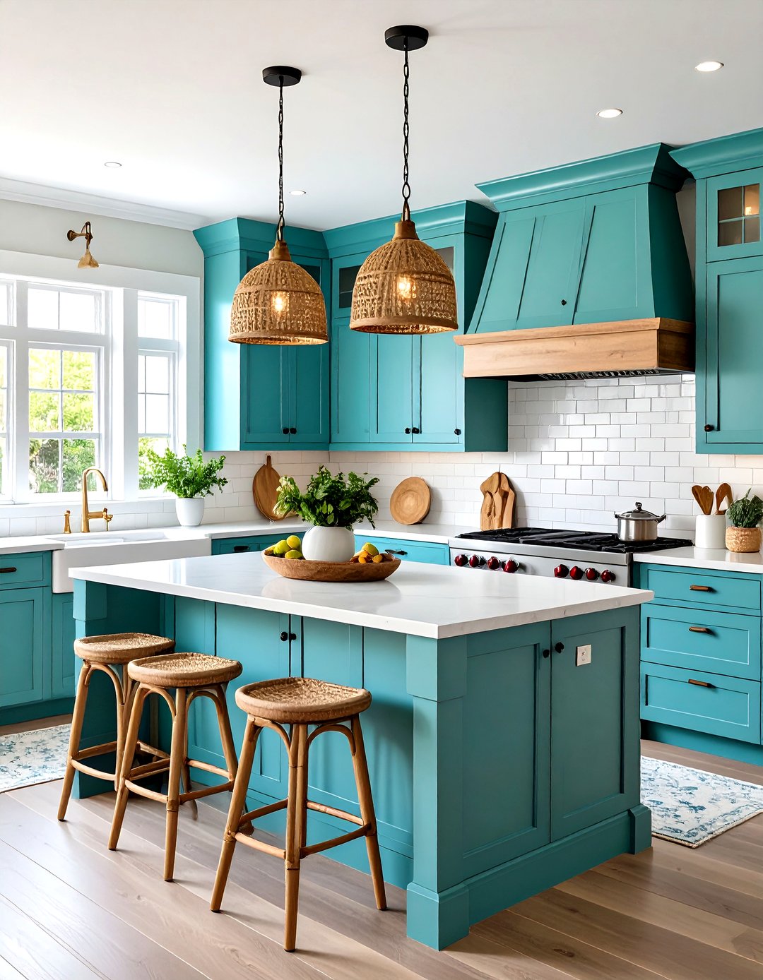 24 Teal Kitchen Ideas for Stylish, Functional Kitchens - Too Much Time