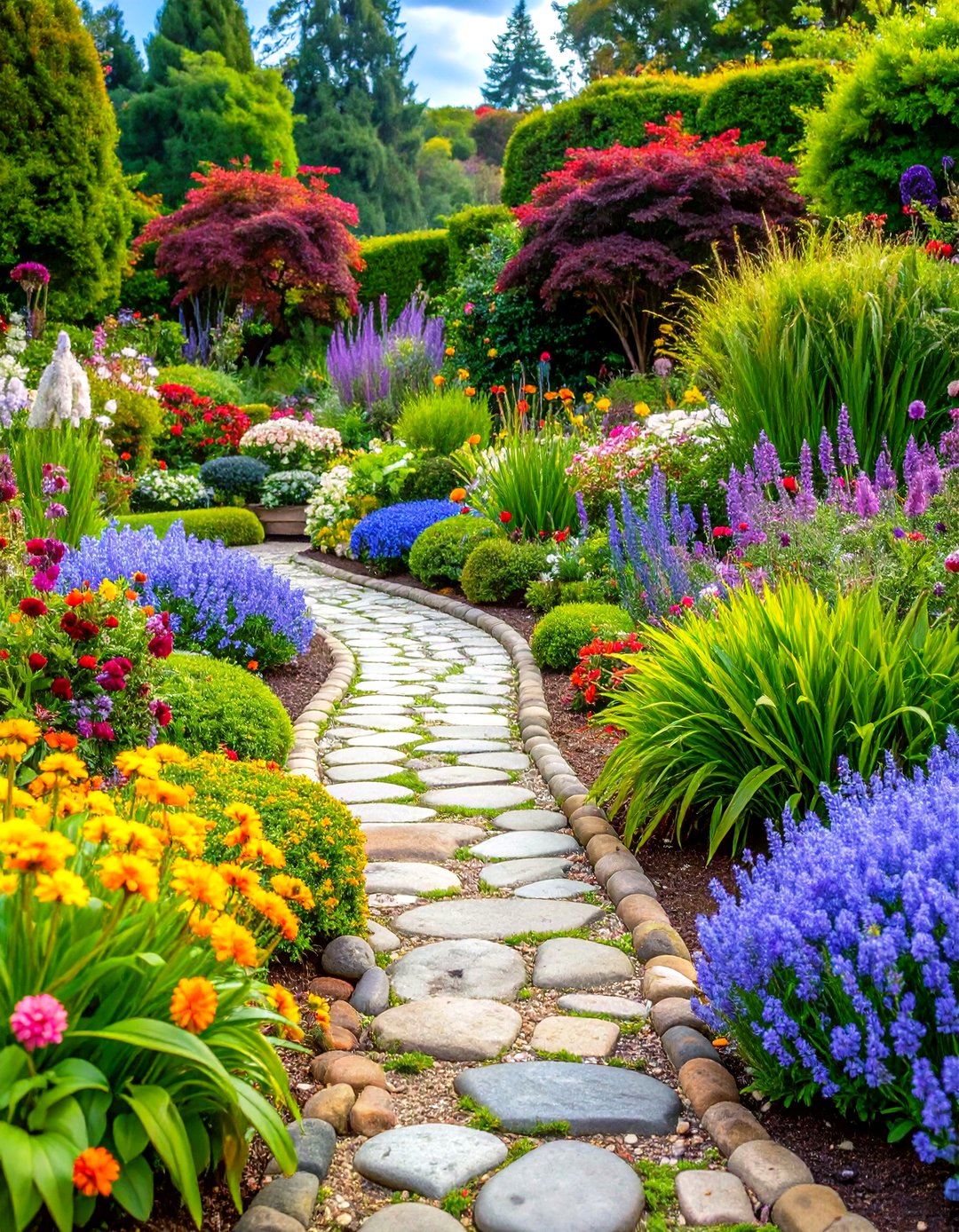 24 Stone Garden Edging Ideas: Clean Lines for Beds - Too Much Time