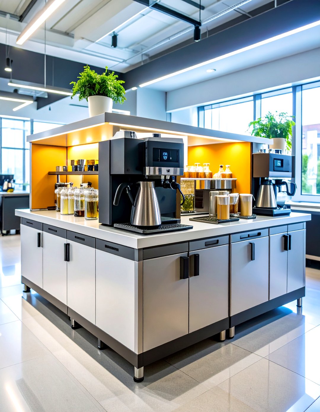 24 Office Coffee Station Ideas: Desk-friendly Layouts - Too Much Time