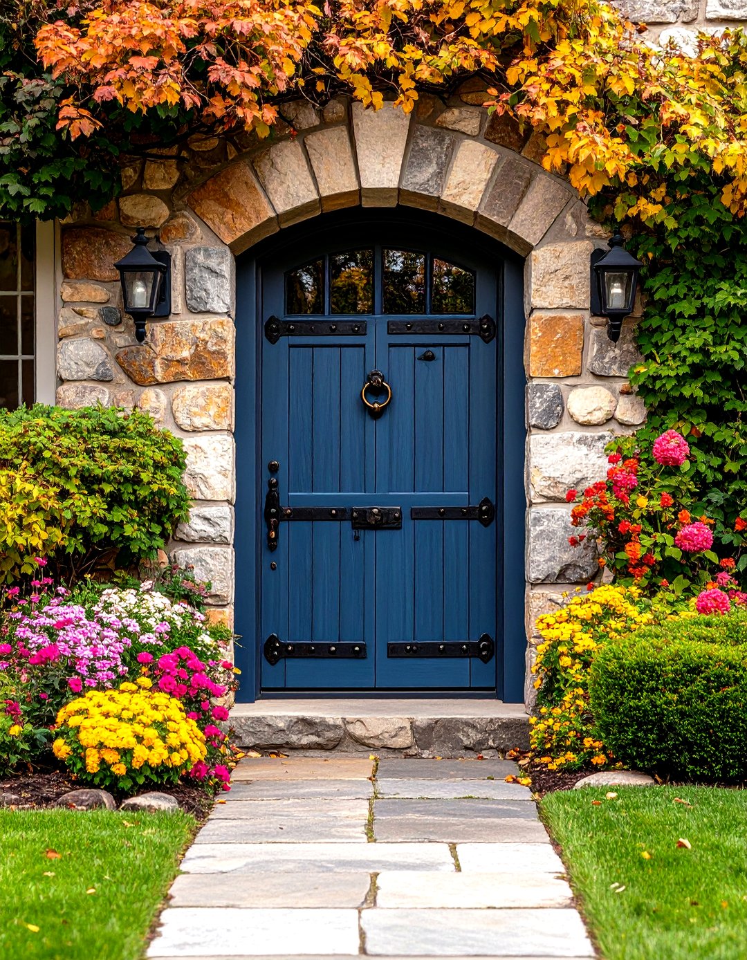 24 Colonial Front Door Ideas for Welcoming Entryways - Too Much Time