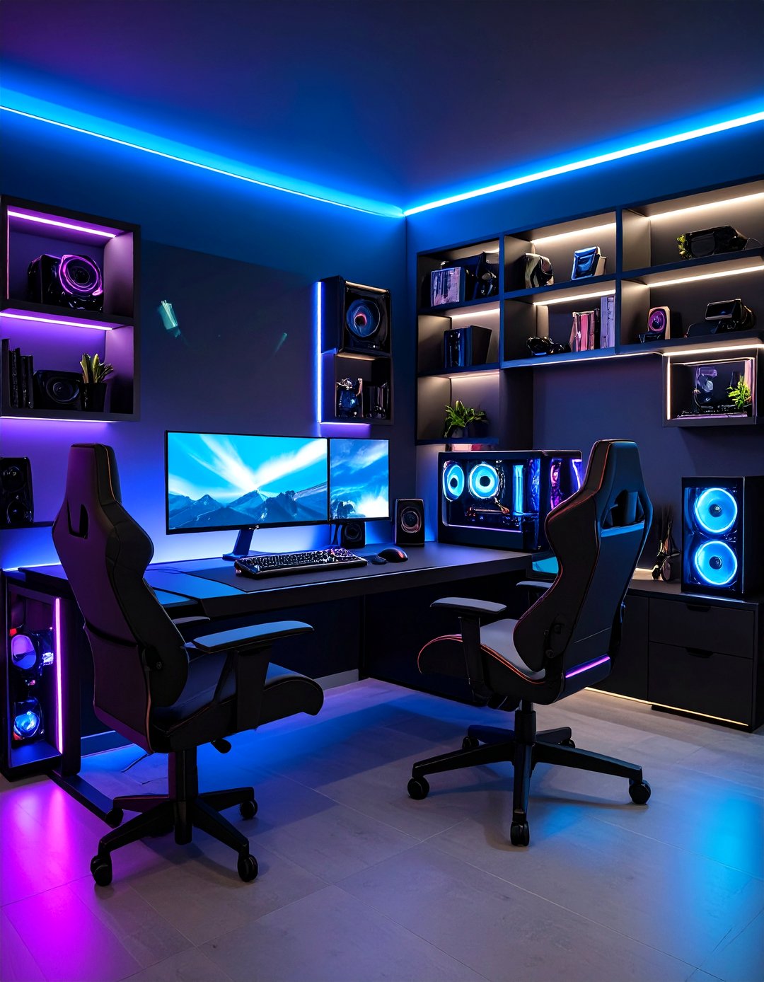 24 Black Gaming Room Ideas for a Sleek Play Space Today - Too Much Time