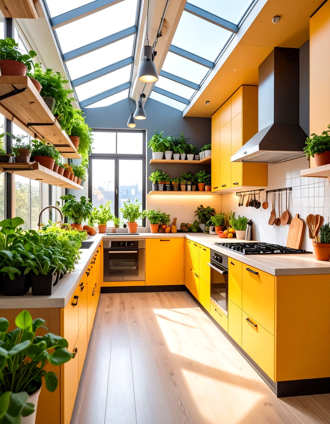 24 Greenhouse Kitchen Design Ideas: Compact Layouts - Too Much Time