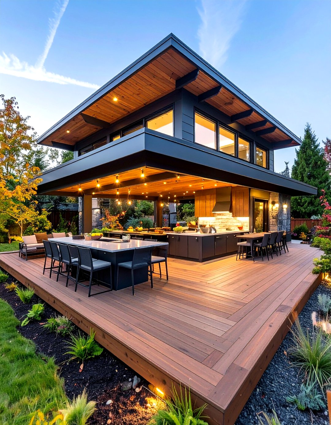 24 Outdoor Kitchen Roof Ideas That Elevate Your Space - Too Much Time