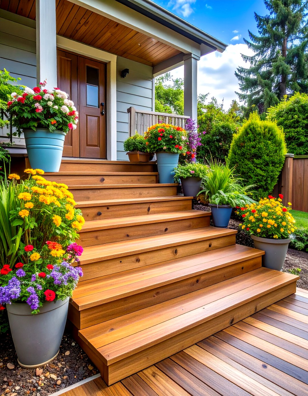 24 Deck Steps Ideas: Safer, Easier Outdoor Access Tips - Too Much Time