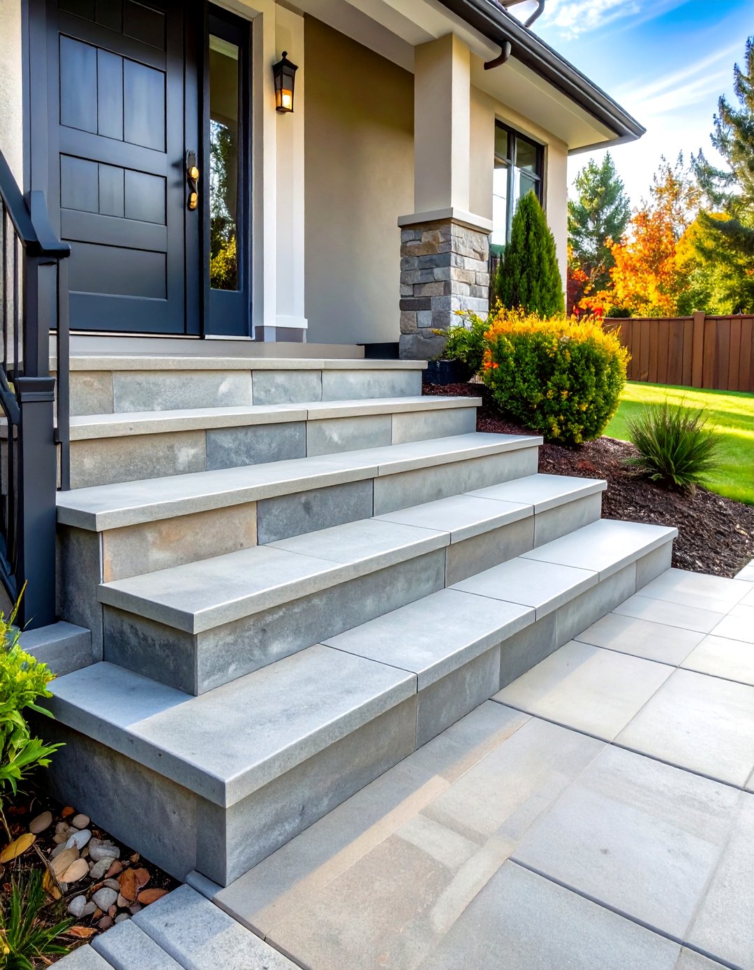 24 Cozy Updates with 24 Front Step Ideas for Your Entry - Too Much Time