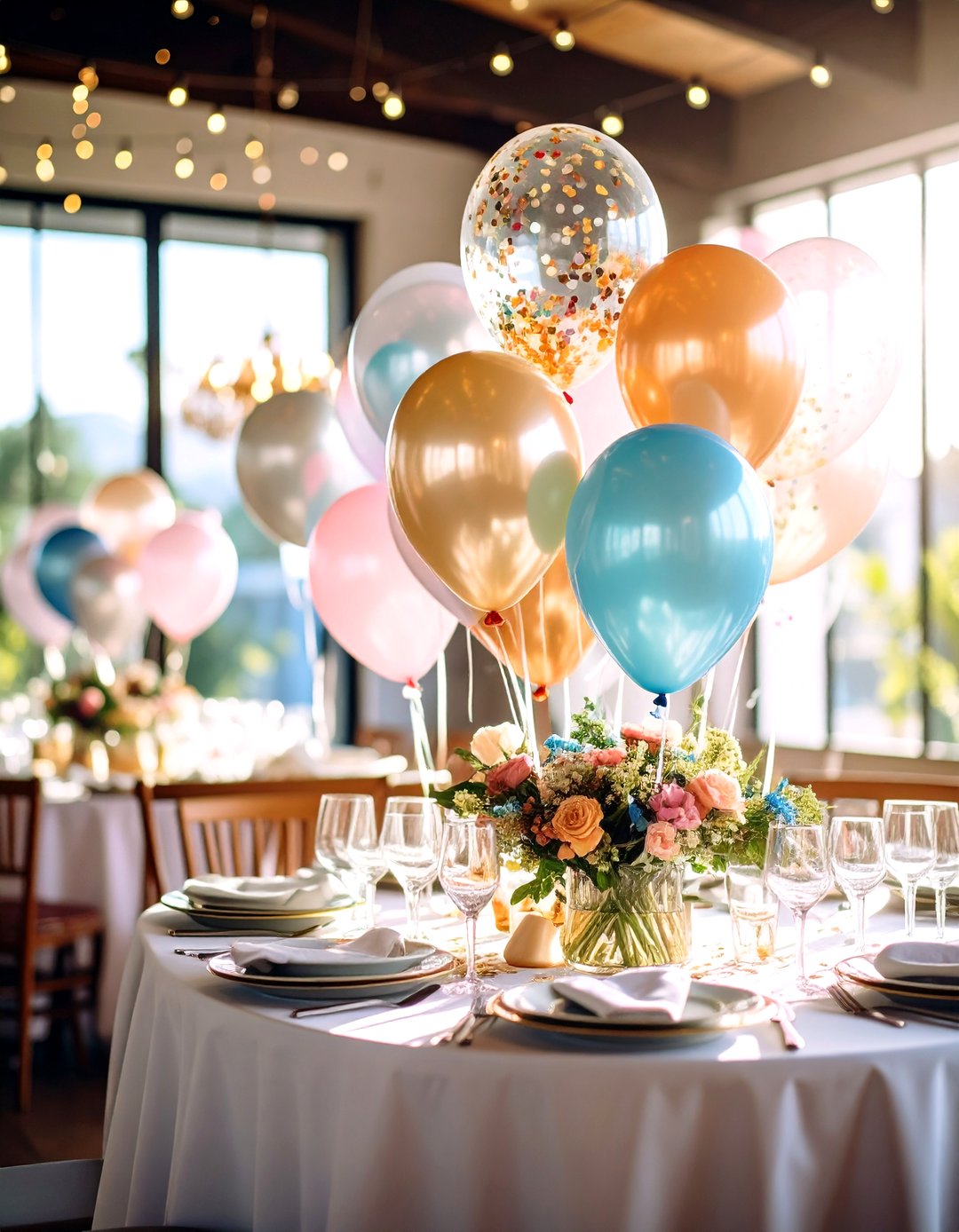 24 Balloon Centerpiece Ideas: Festive Table Accents - Too Much Time