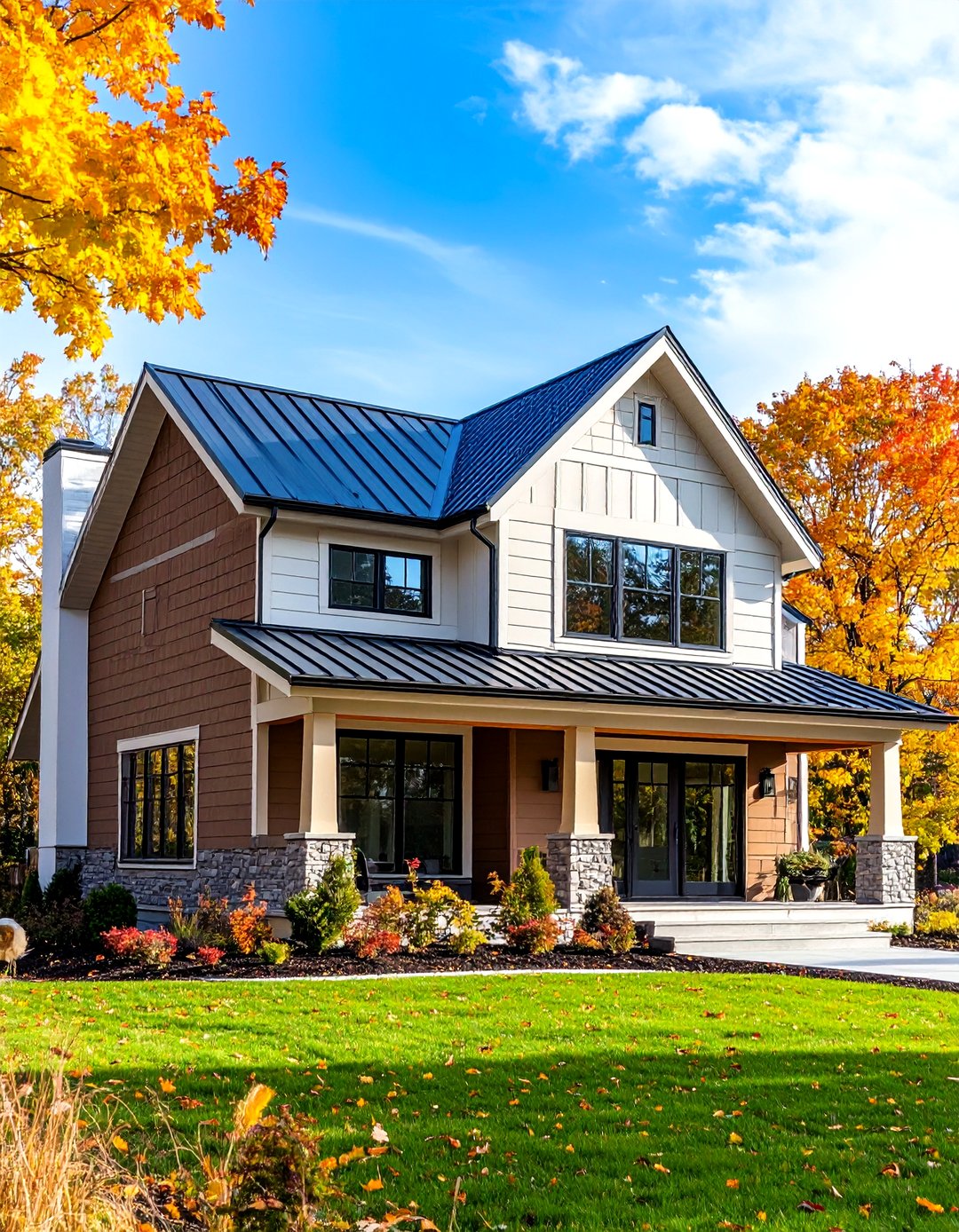 24 Cream and Brown House Exterior Ideas for Exteriors - Too Much Time