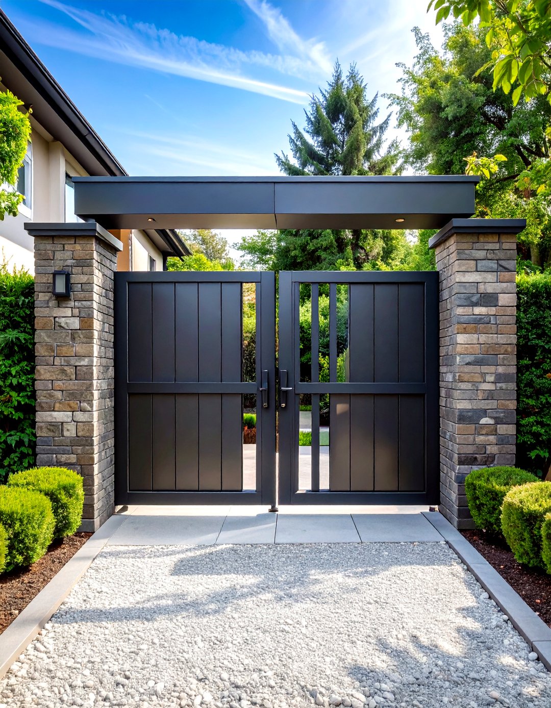 24 Metal Garden Gate Ideas for Stylish Secure Entrances - Too Much Time