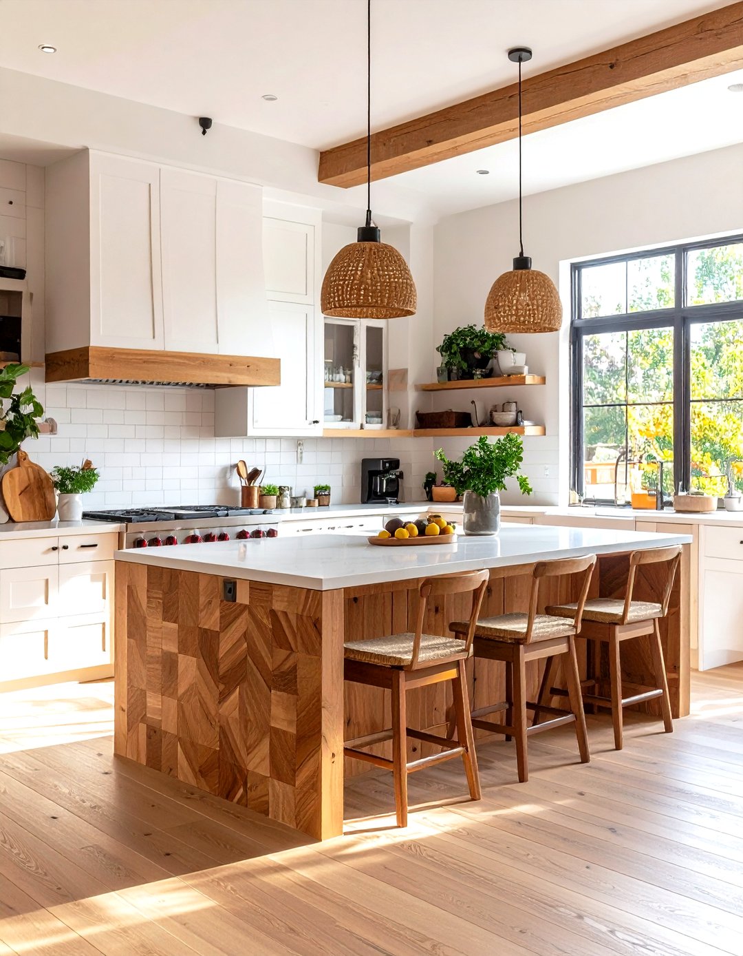 24 Kitchens with Butcher Block Countertops to Upgrade - Too Much Time
