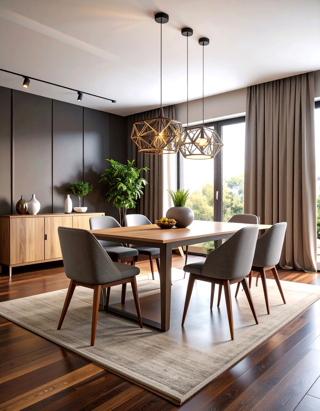 24 Dark Wood Floor Dining Room Ideas for a Rich Look. - Too Much Time