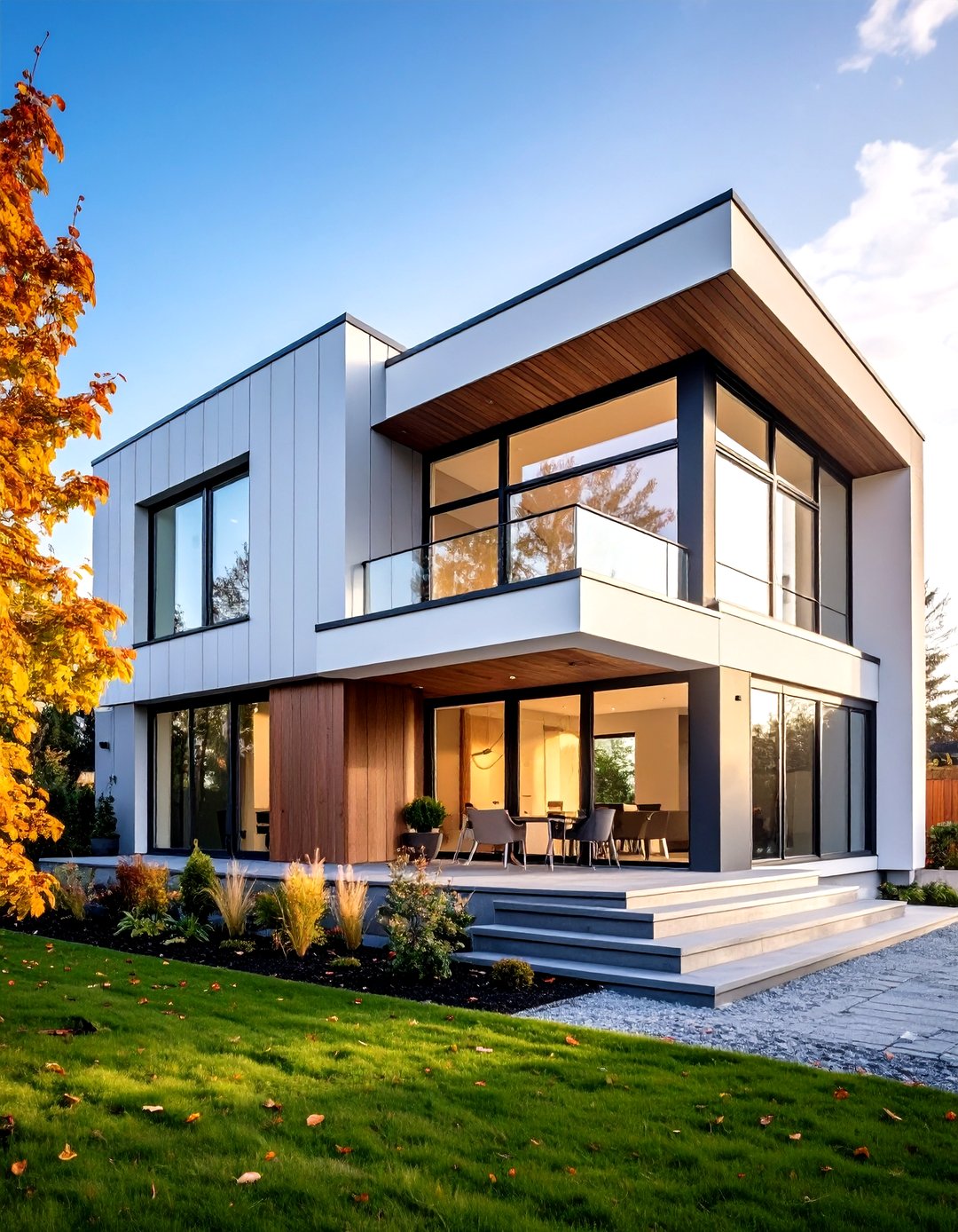 24 Light Grey House with White Trim Design Ideas: Tips - Too Much Time