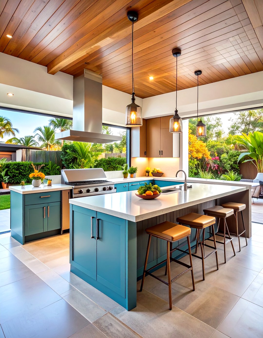 24 Lanai Kitchen Ideas: Alfresco Cooking and Style - Too Much Time