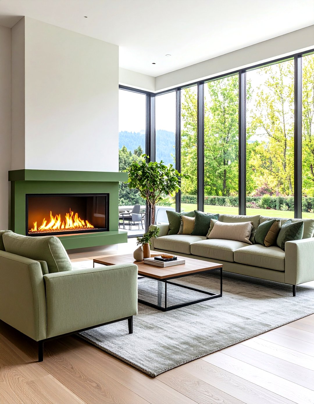 24 Sage Green Fireplace Ideas: Cozy Focal Points Inside - Too Much Time
