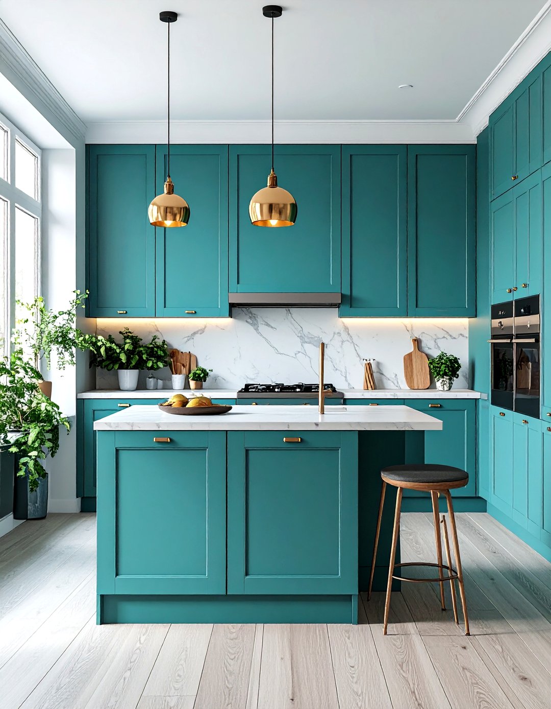 24 Teal Kitchen Ideas for Stylish, Functional Kitchens - Too Much Time