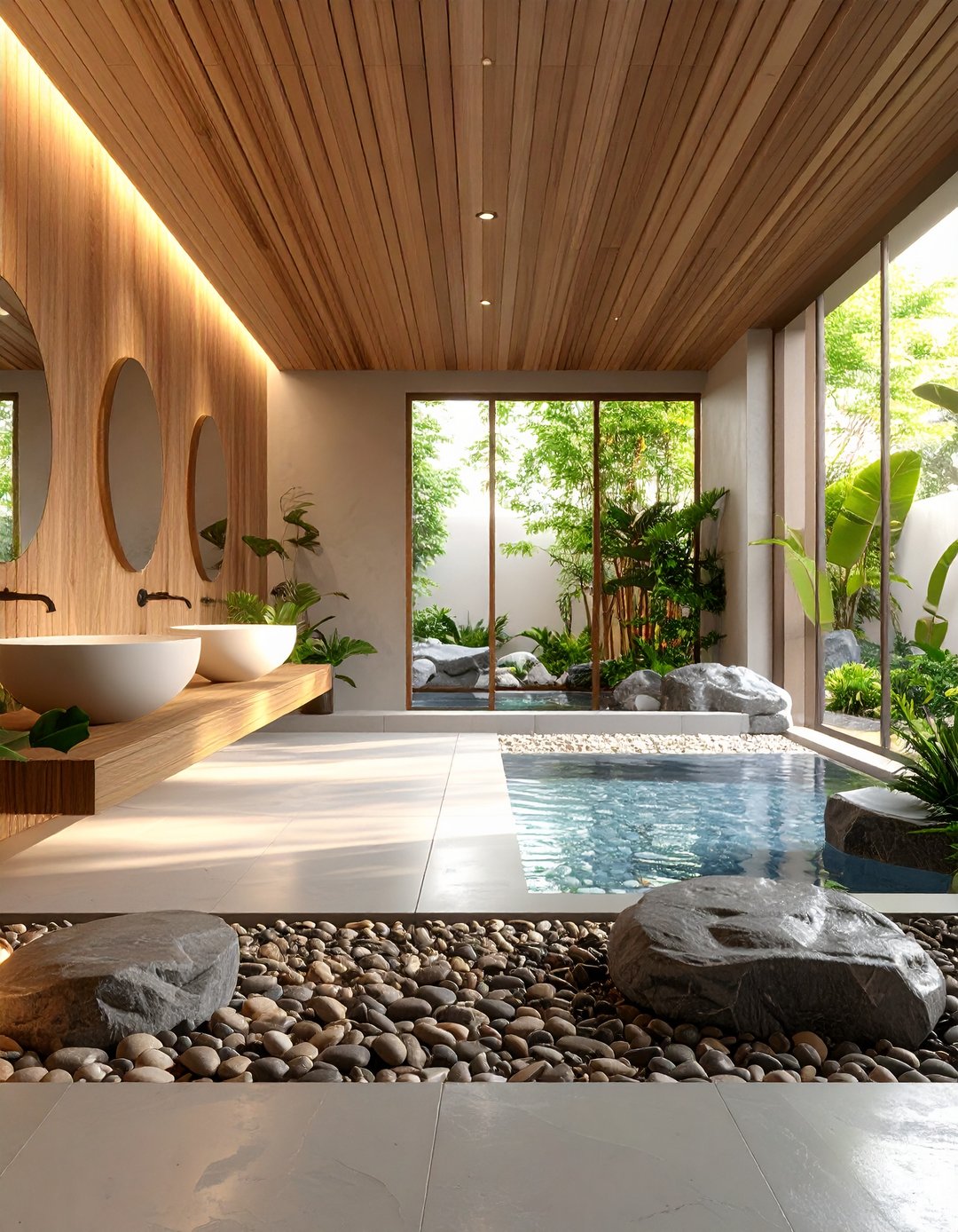 24 Pool Bathroom Ideas for Spa-like Wet Areas At Home - Too Much Time