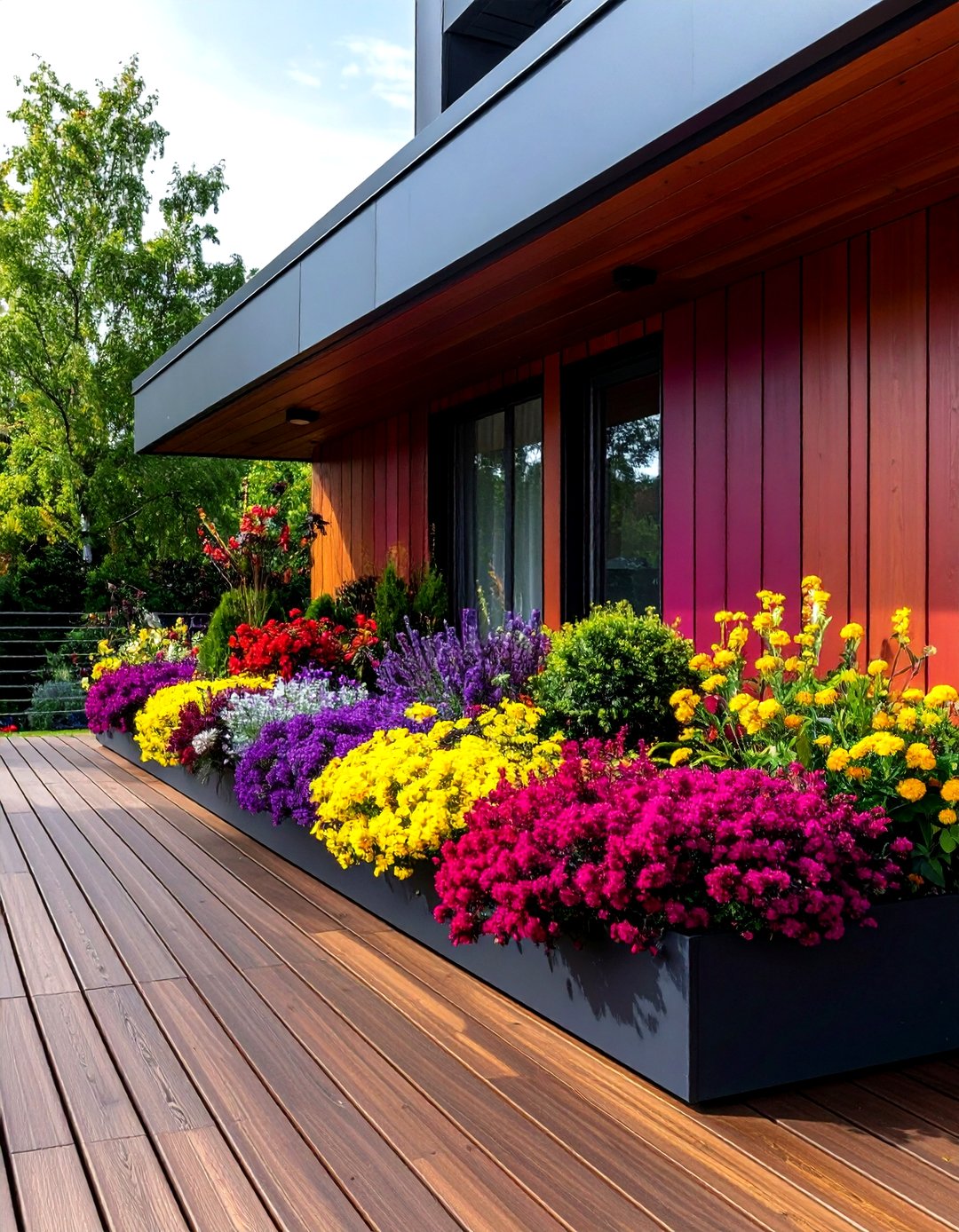 24 Deck Fascia Ideas to Finish Outdoor Edges in Color. - Too Much Time
