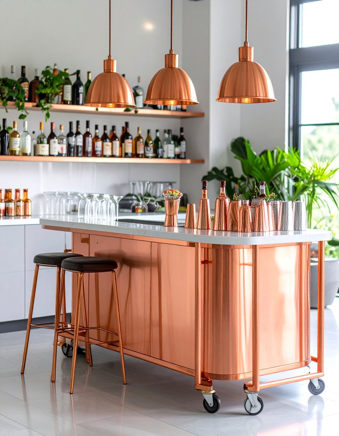 24 Black and Copper Kitchen Ideas for Warm Design Today - Too Much Time