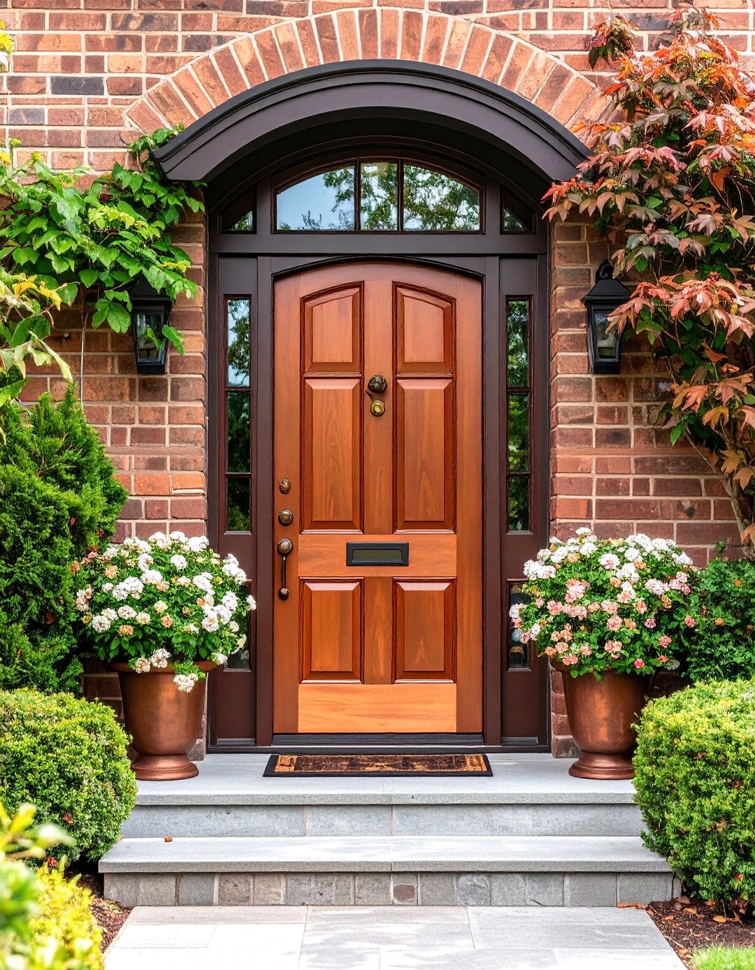 24 Brown House Front Door Colors: Welcoming Curb Appeal - Too Much Time